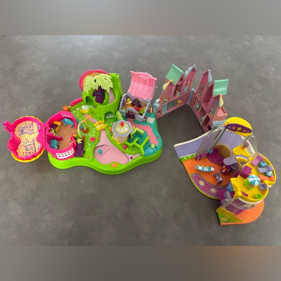 Toys | Vintage Polly Pocket And Trade Master Castle Sets | Poshmark